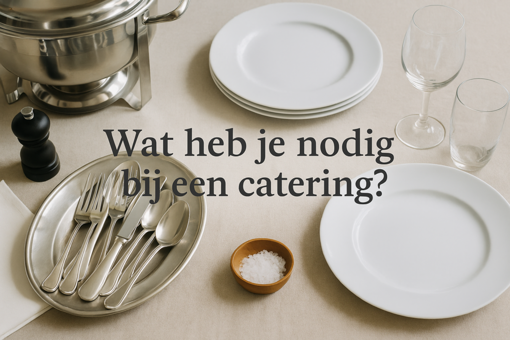 Wat zijn de benodigdheden bij een catering? - Alles over catering